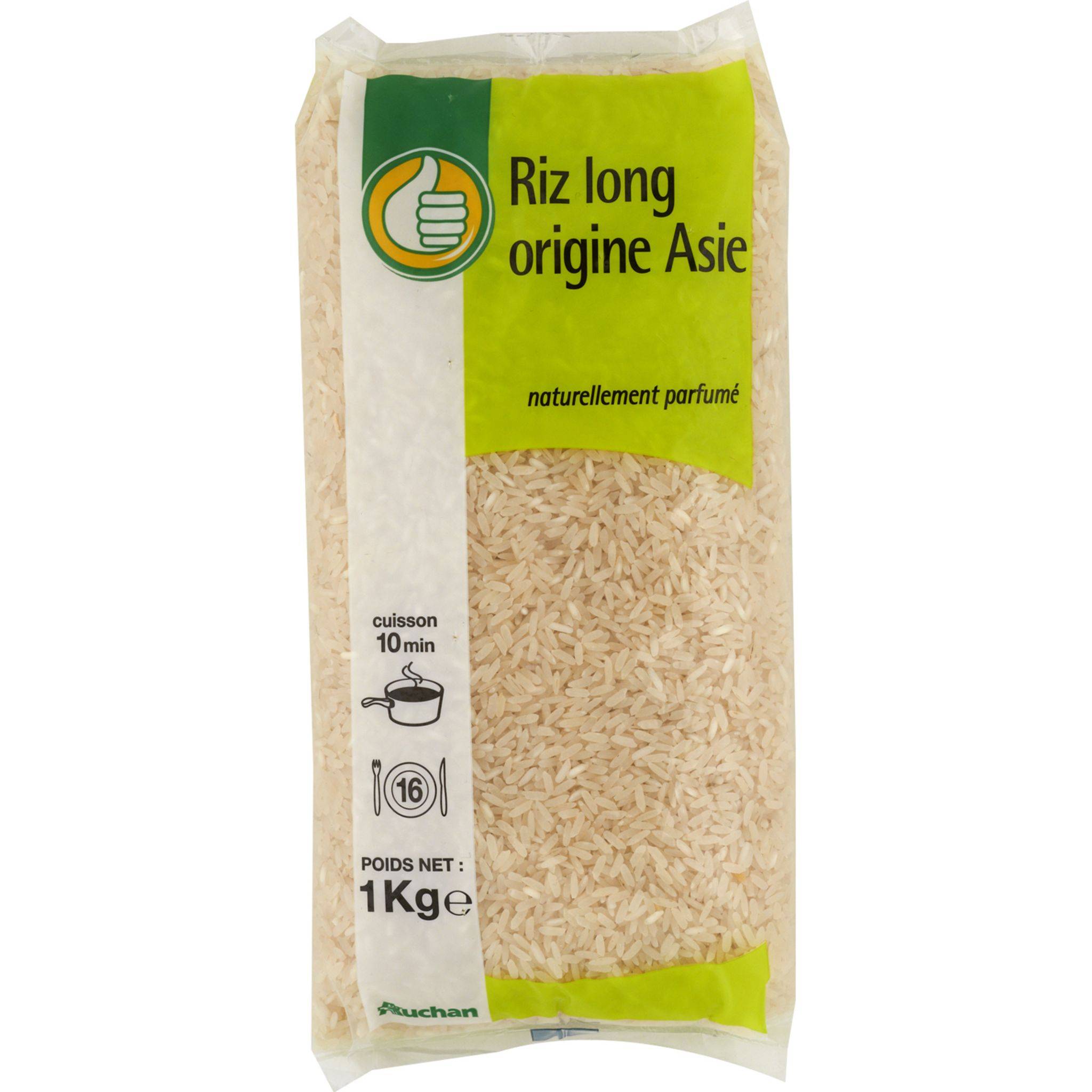 Auchan - Riz d’origine Asie 1kg