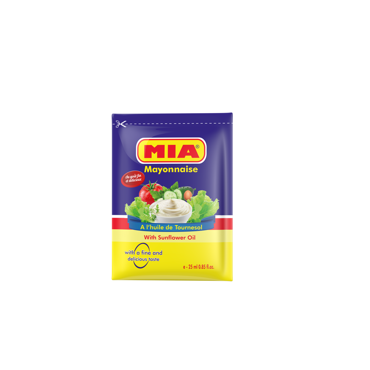 Auchan - Mayonnaise en sachet 25ml
