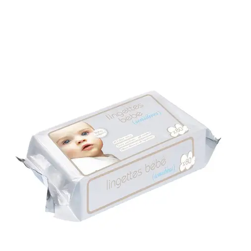 Auchan - Lingettes pour bébé sensitive recharge x80