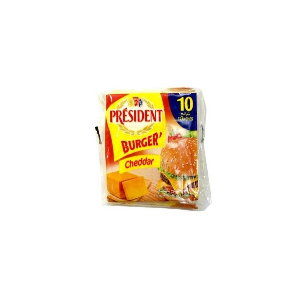 Auchan - Fromage fondu burger' au cheddar x10 200g