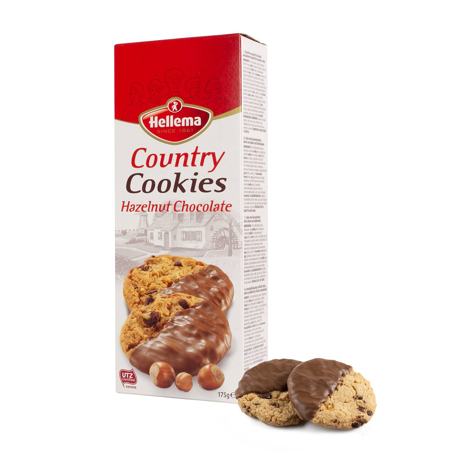 Auchan - Country cookies chocolat et noisette 175g