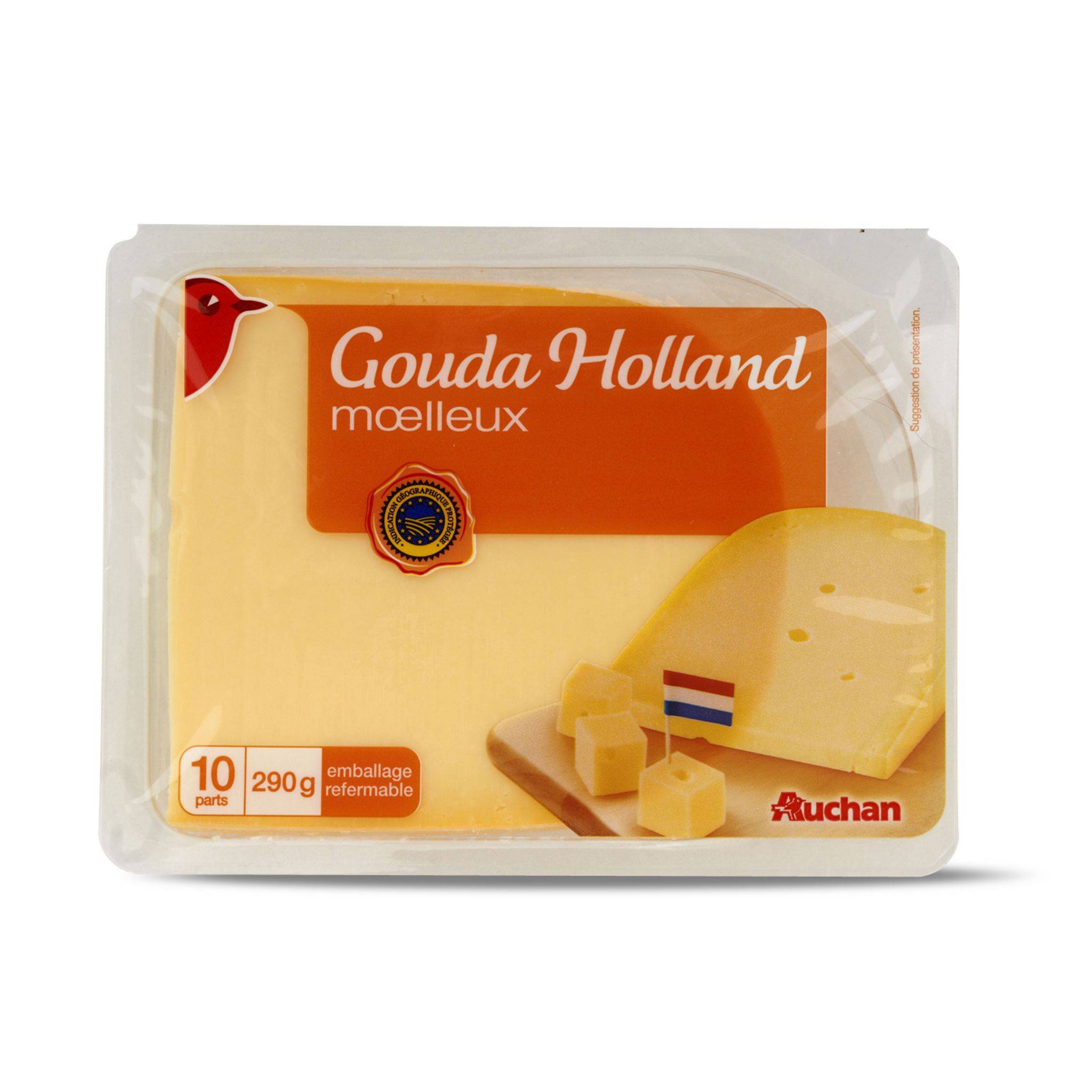 Auchan - Gouda holland moelleux 290g