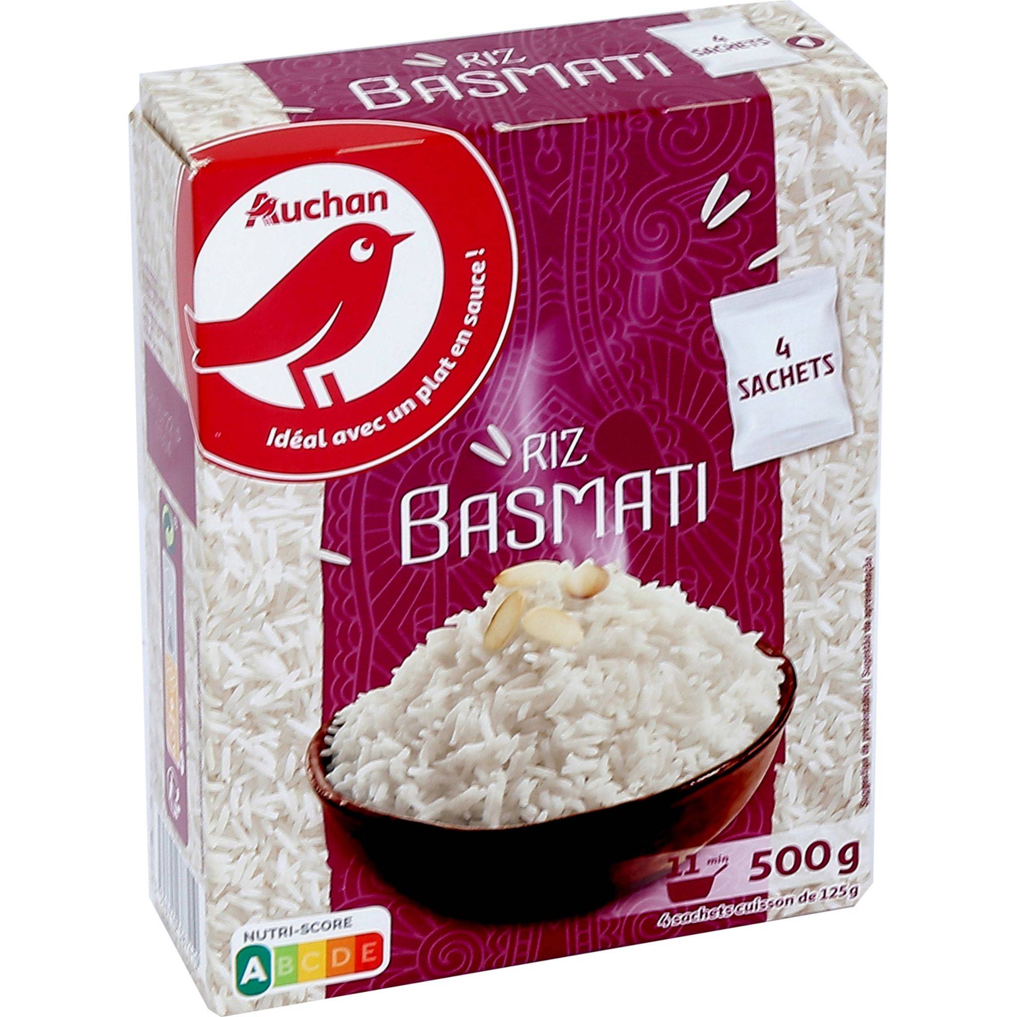 Auchan - Riz basmati 125g