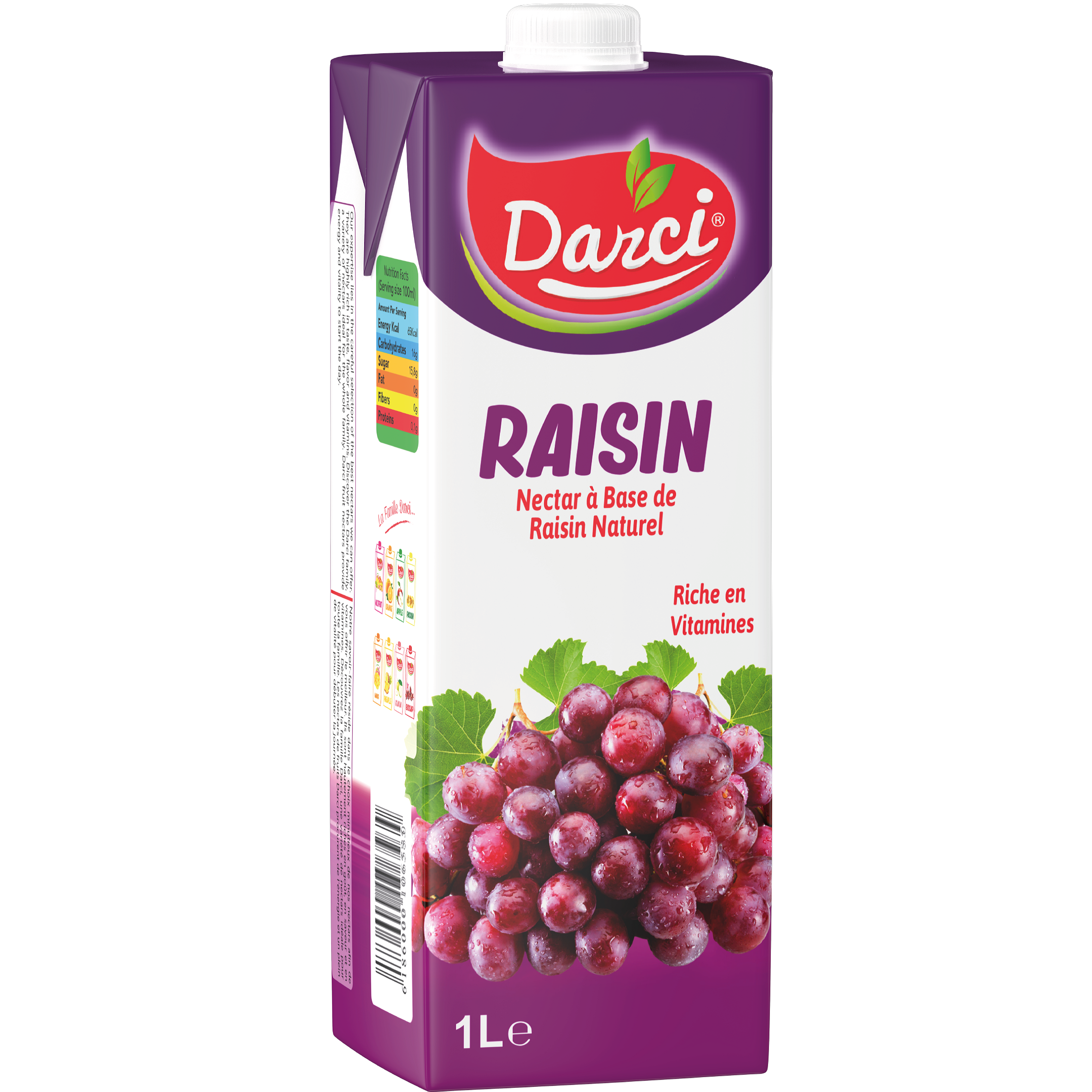 Auchan - Jus de raisin 1L