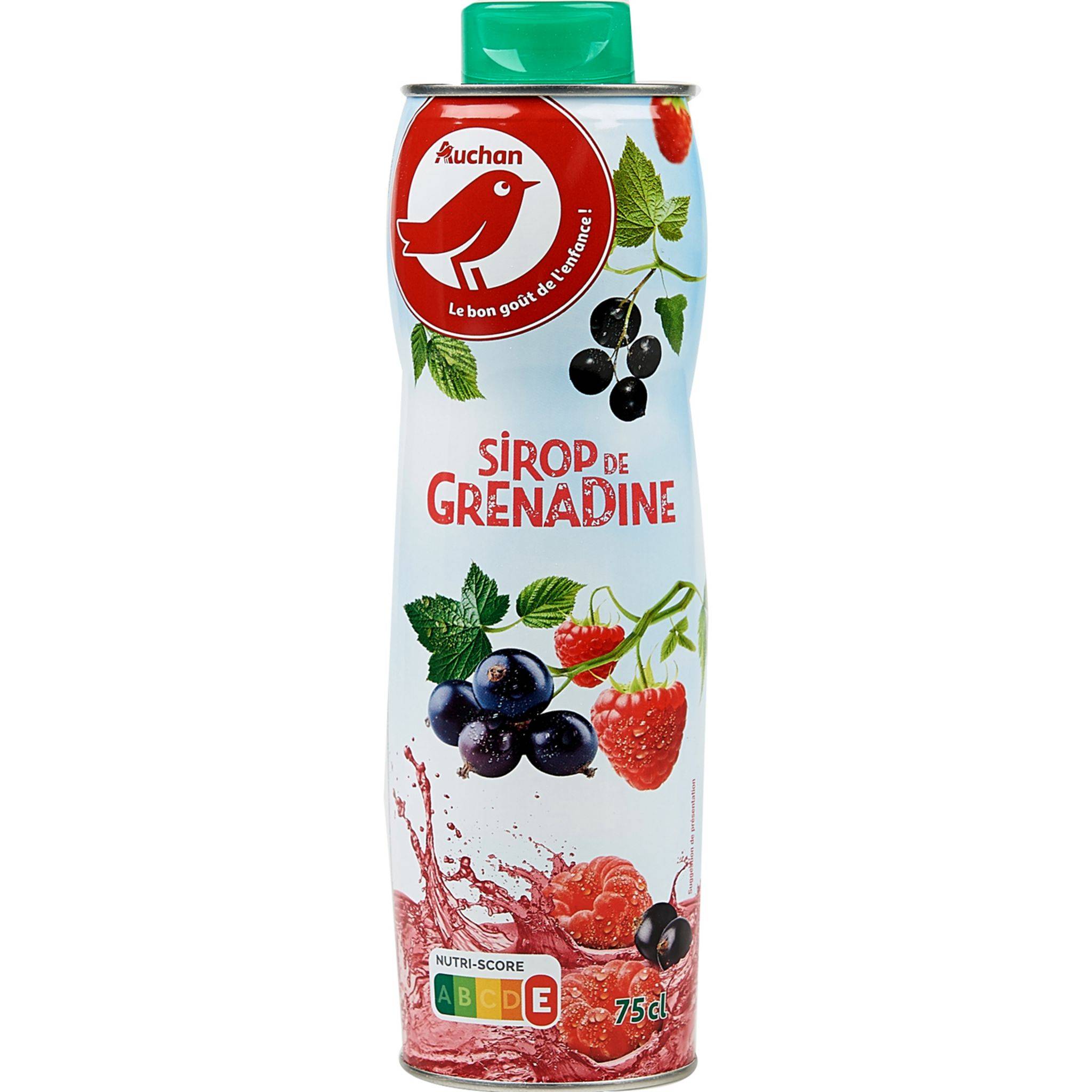 Auchan - Sirop de grenadine 75cl