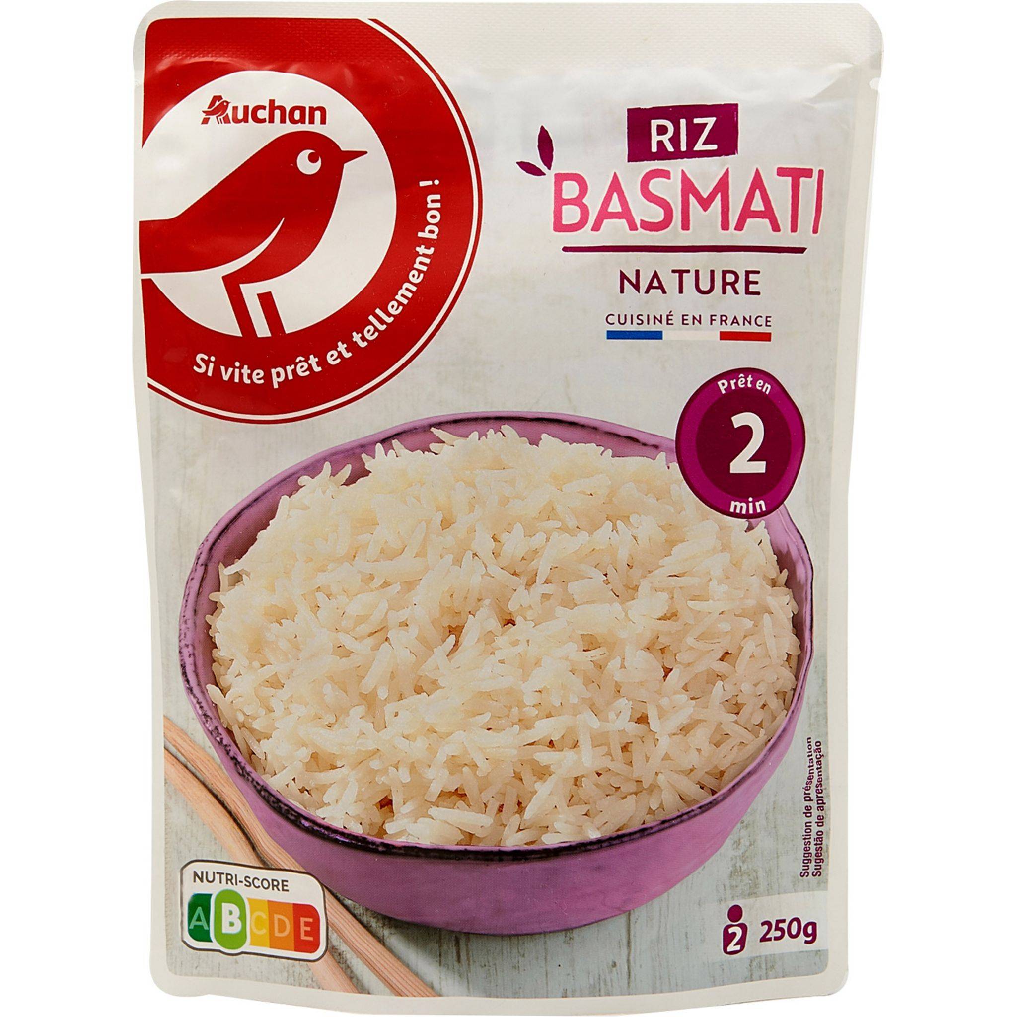 Auchan - Riz basmati 250g