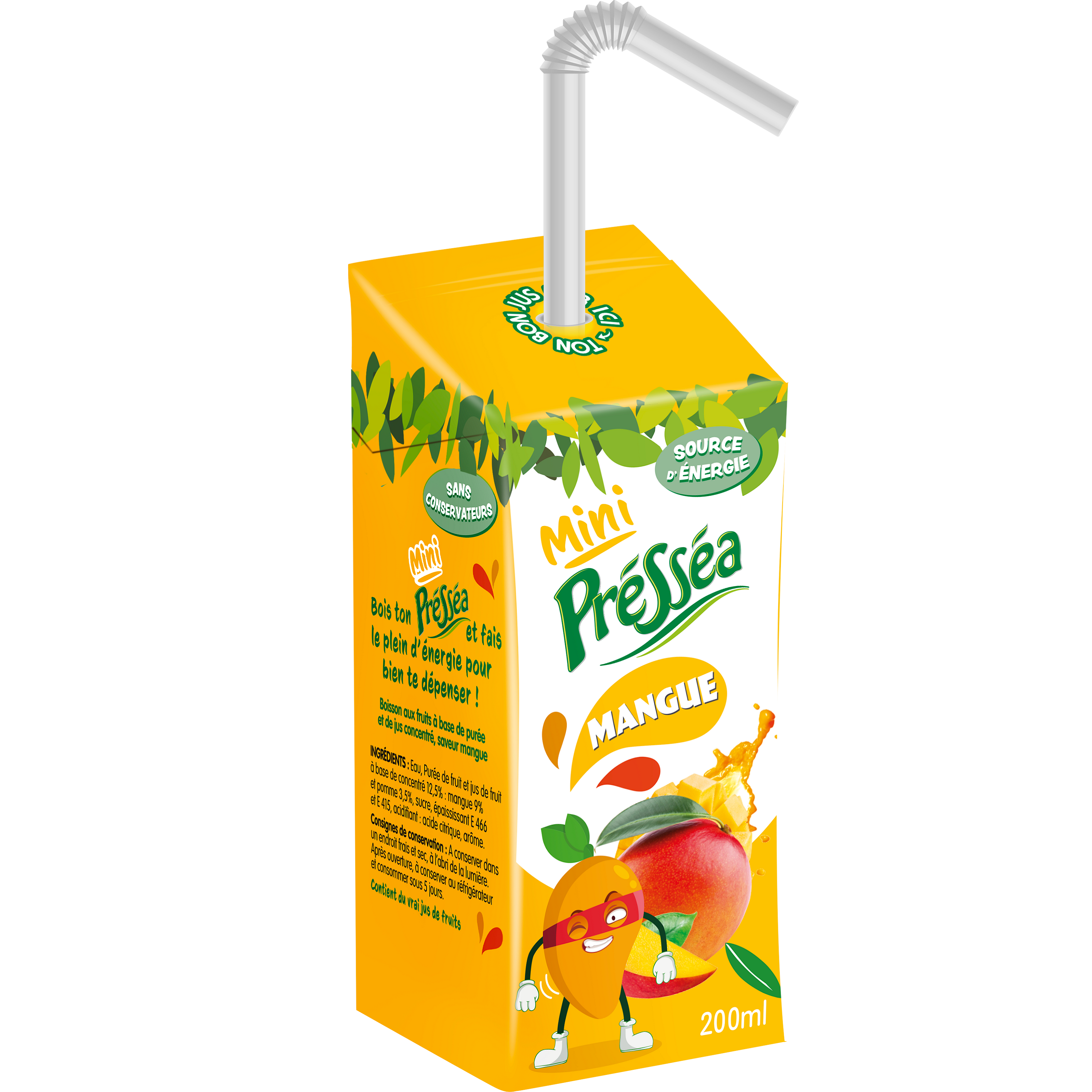 Auchan - Mini jus de mangue 200ml