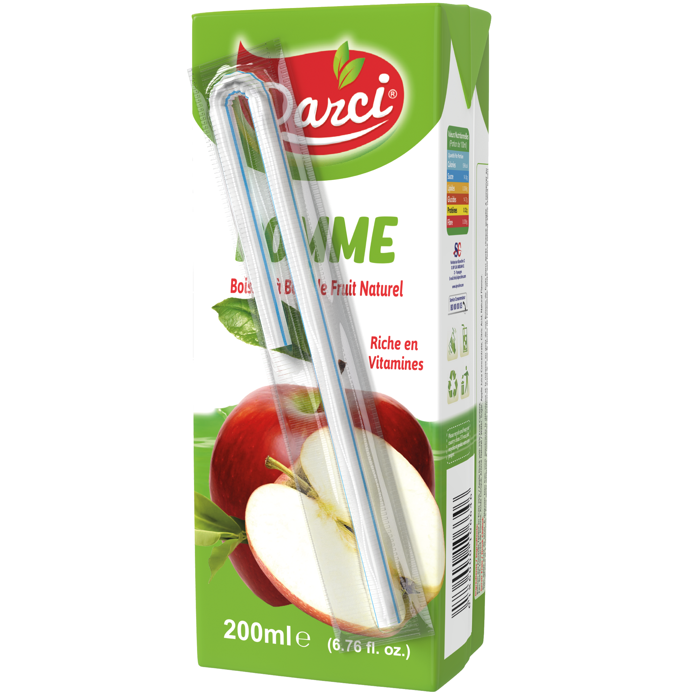 Auchan - Jus de pomme 200ml