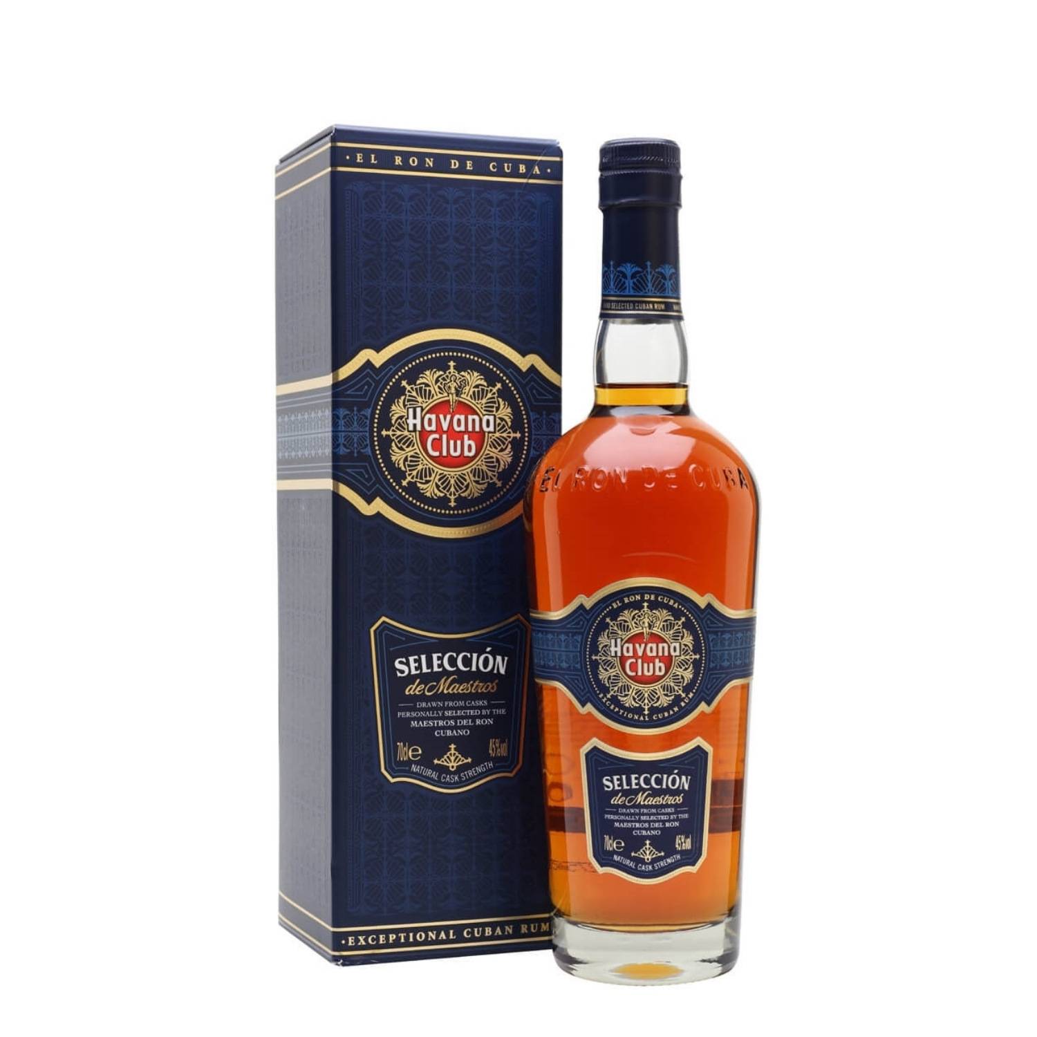 Auchan - Rhum cubain sélection des maitres 45% 70cl
