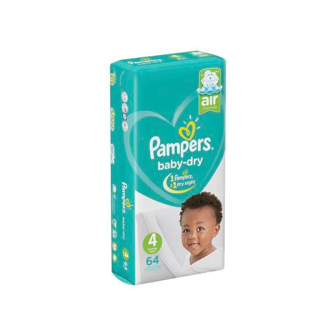 Auchan - Couches bébés baby dry taille 4 (9-18kg) x64