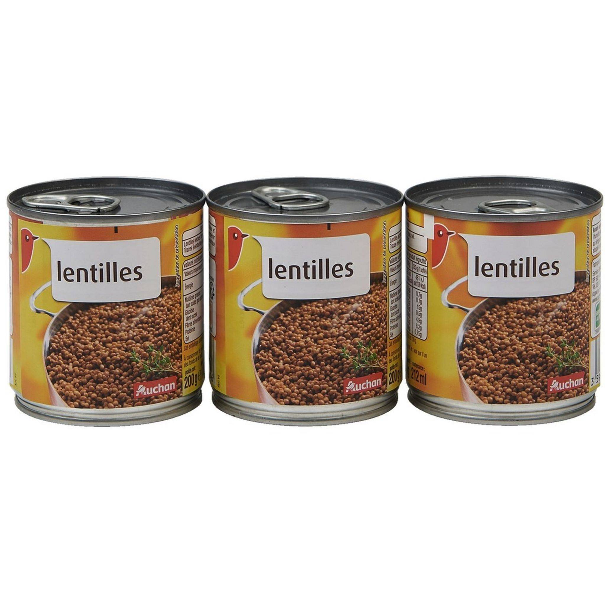 Auchan - Lentilles 130g