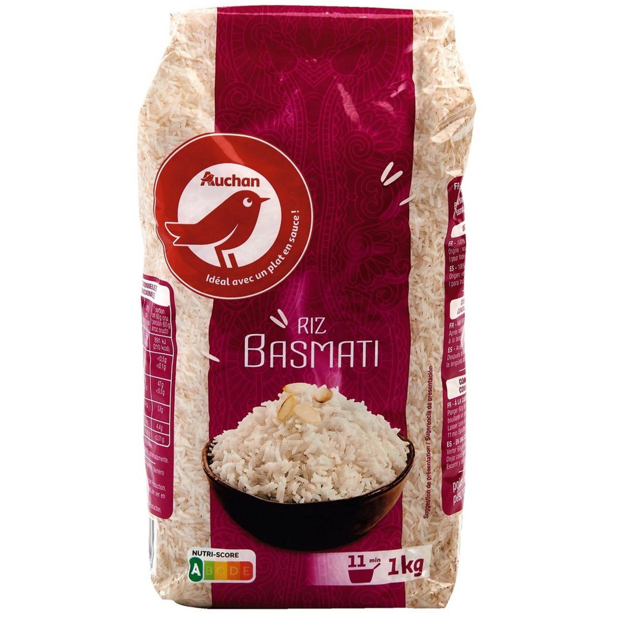 Auchan - Riz basmati 1kg