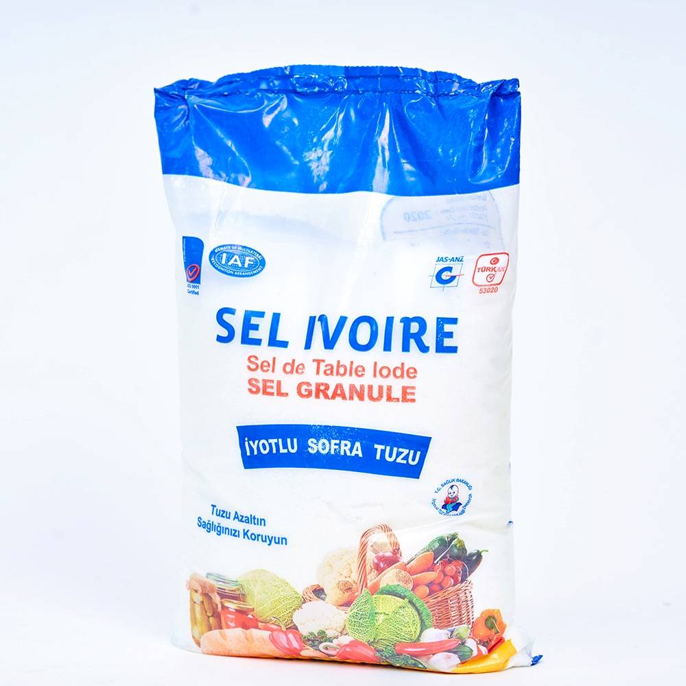 Auchan - Sel de table iodé granulé 1,5kg